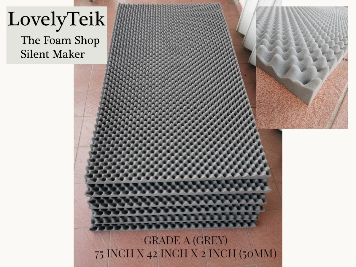 Egg Crate Acoustic Foam | Silent Maker | The Foam Shop Msia
