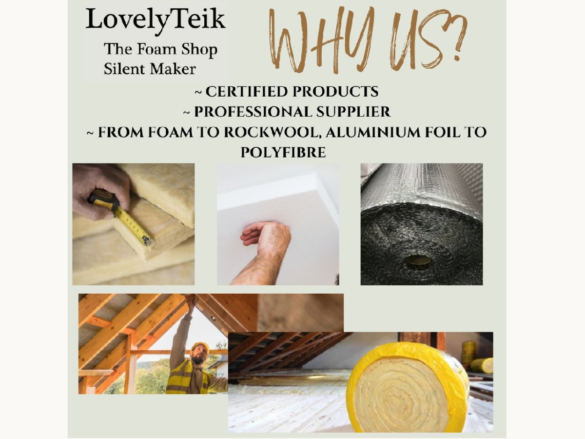 Rockwool Insulation Roll | High Acoustic Performance | LovelyTeik