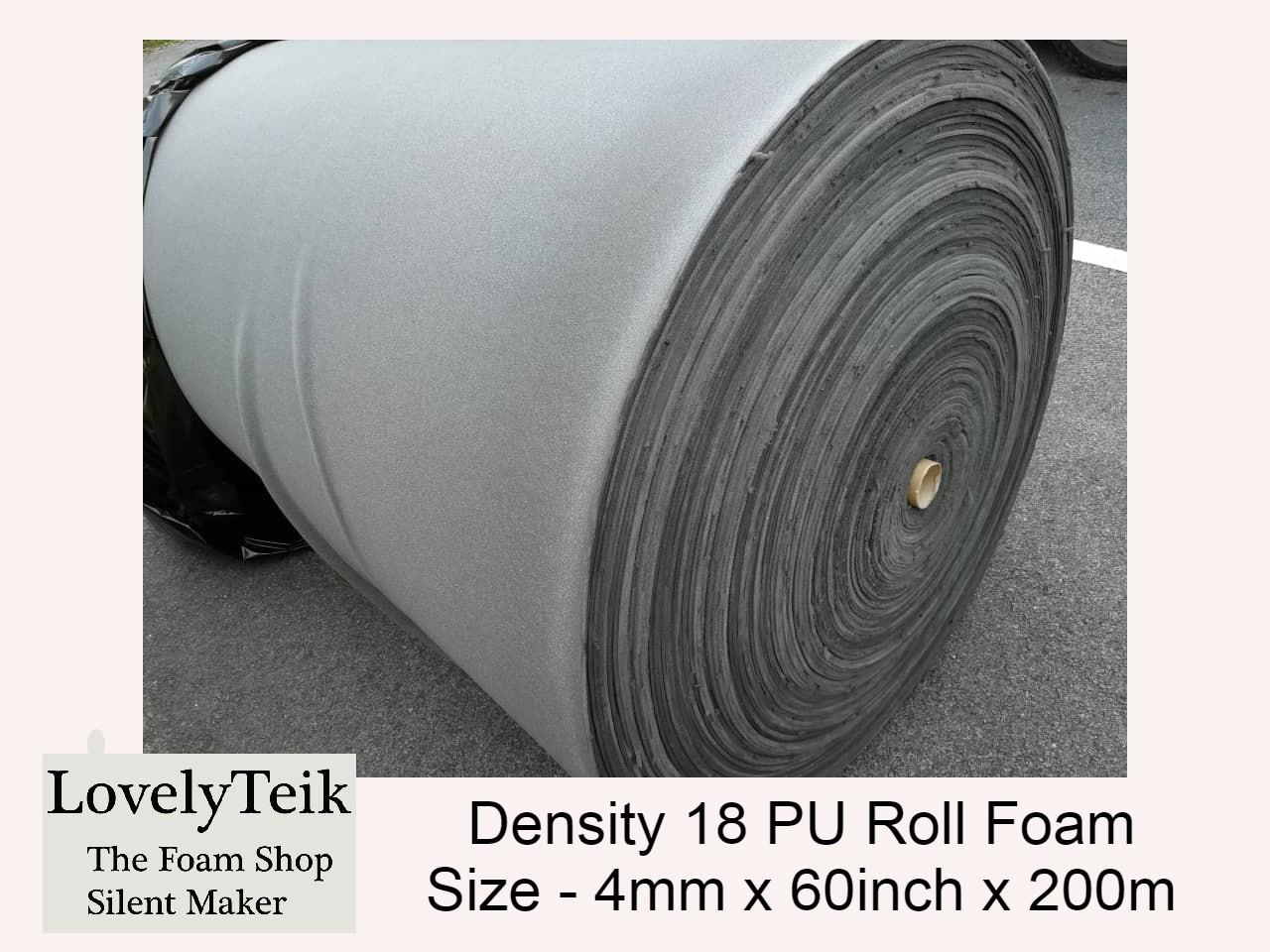 PU Foam Roll | Span Nipis | The Foam Shop Msia LovelyTeik