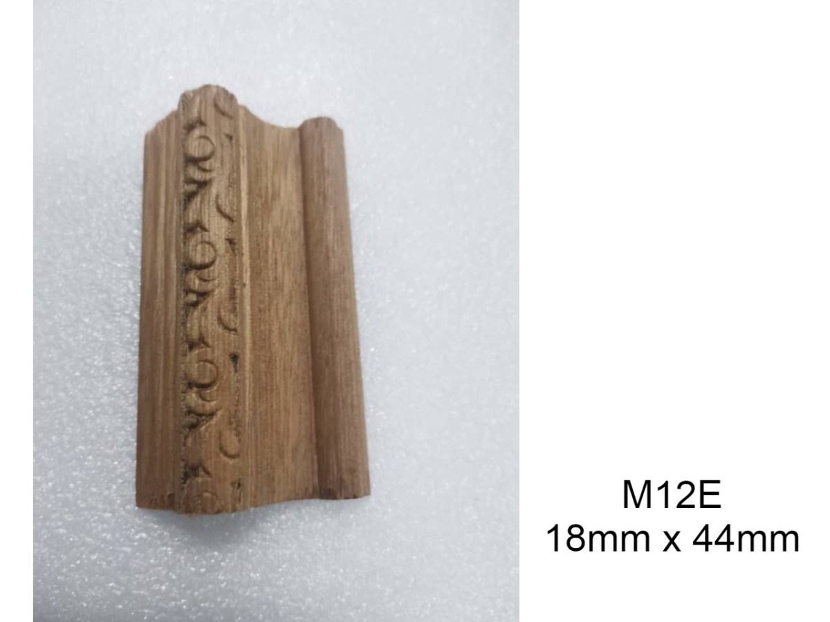 Hardwood Embossed Moulding M12E - LovelyTeik The Foam Shop | Kayu Nyatoh