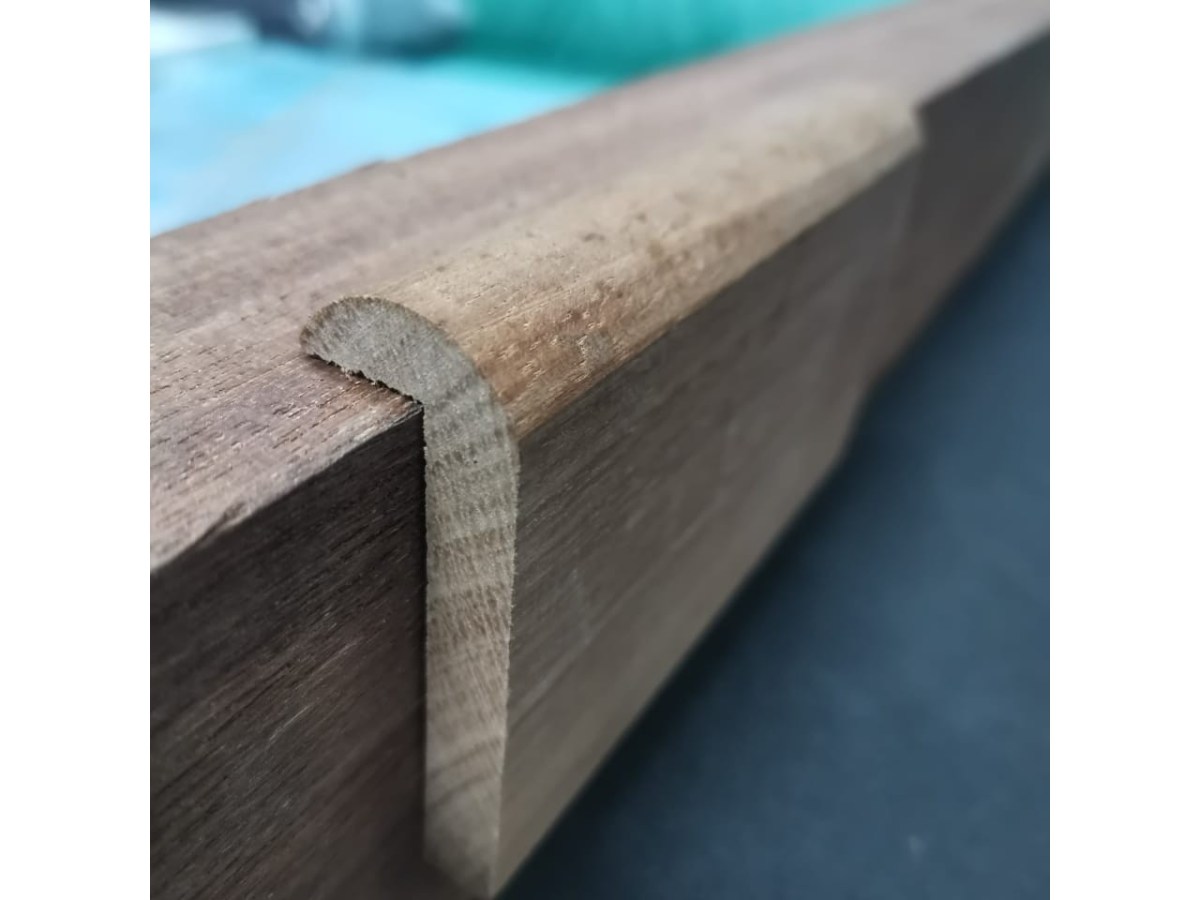 Wainscot Cap Selangor | Finishing Wainscoting Top Rail | LovelyTeik