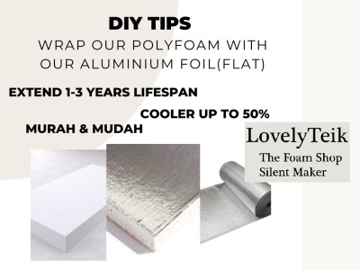 Penebat Haba Polyfoam | Bumbung - The Foam Shop LovelyTeik