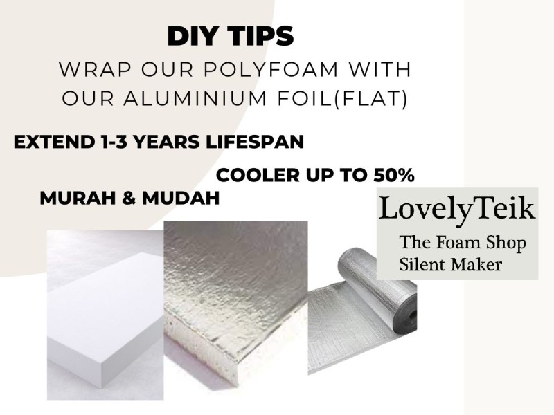 Penebat Haba Polyfoam | Bumbung - The Foam Shop LovelyTeik