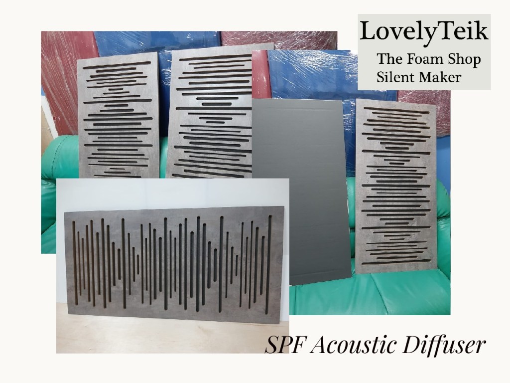 Acoustic Diffuser Panel | Ready Stock | The Foam Shop LovelyTeik