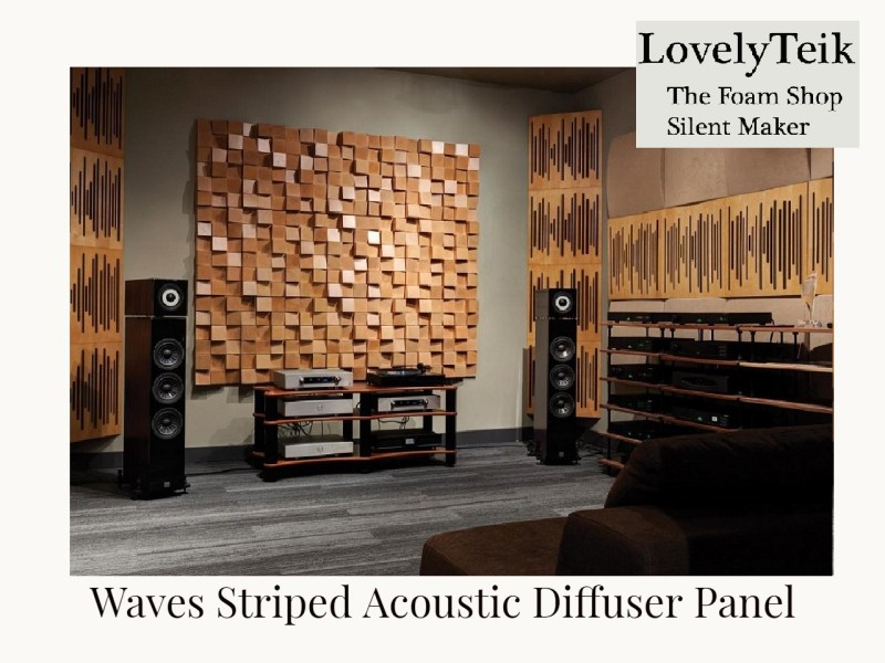 Acoustic Diffuser Panel | Ready Stock | The Foam Shop LovelyTeik