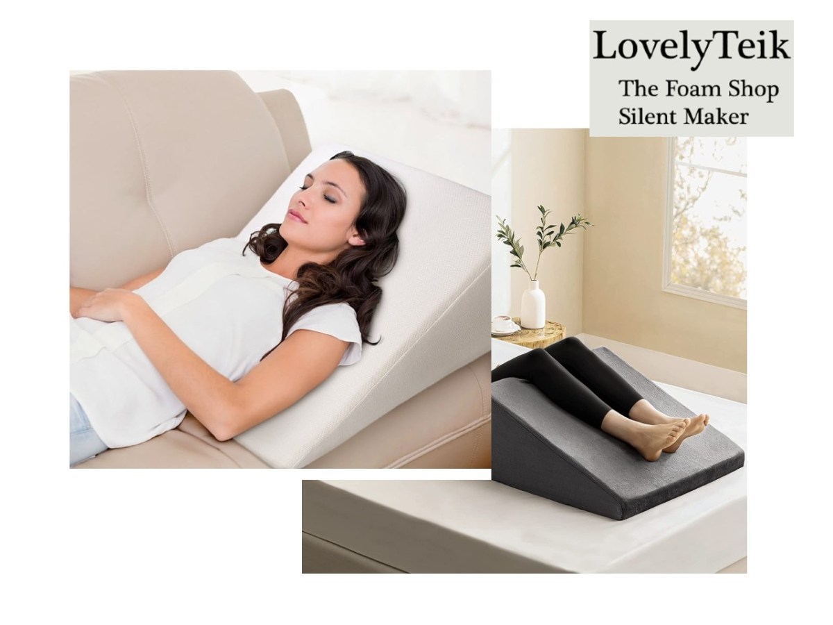 Wedge Pillow | Footrest Cushion Foam | The Foam Shop Malaysia