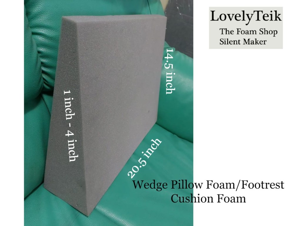 Wedge Pillow | Footrest Cushion Foam | The Foam Shop Malaysia