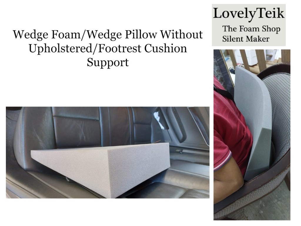 Wedge Pillow | Footrest Cushion Foam | The Foam Shop Malaysia