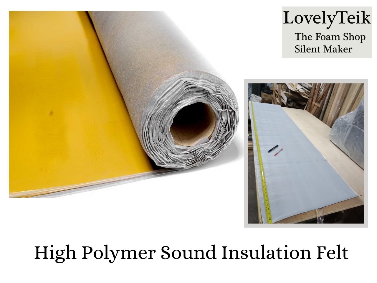High Polymer Sound Insulation Felt | LovelyTeik Silent Maker