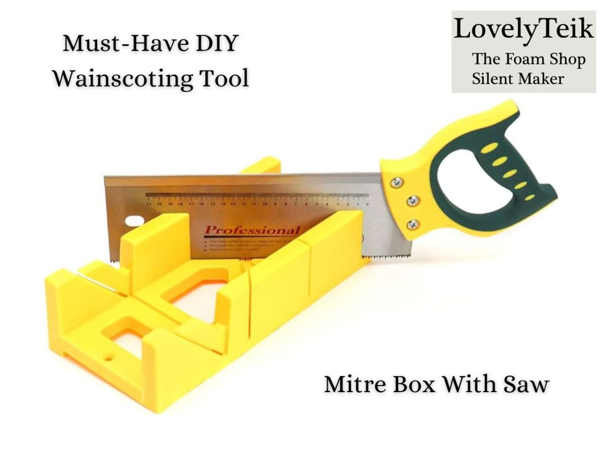 Mitre Box With Saw | Must-Have Wainscoting DIY Tools - Buy Now